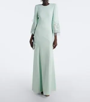 Jenny Packham Anita Embellished Gown - Blue