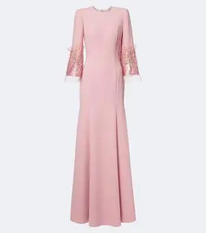 Jenny Packham Anita Embellished Gown - Pink