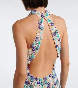 LA FUORI Arbor Beaded Minidress