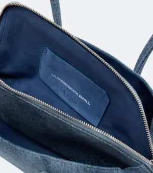 Attico La Passeggiata Denim Shoulder Bag - Blue