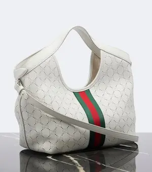Gucci Giglio Small Leather Tote Bag