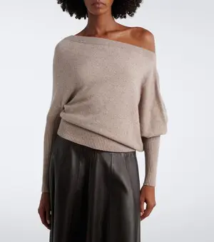 Altuzarra Paxi Asymmetric Cashmere Sweater - Brown