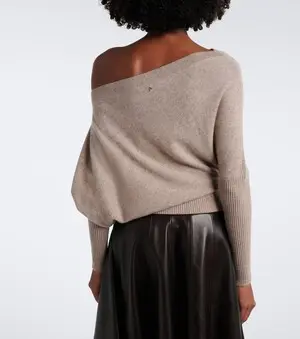 Altuzarra Paxi Asymmetric Cashmere Sweater - Brown
