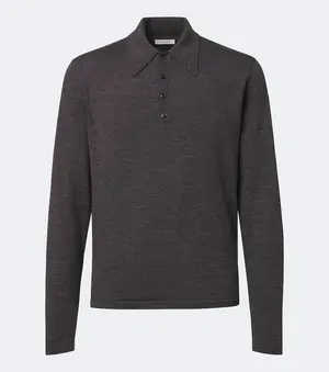 LEMAIRE Wool Polo Sweater