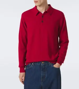 Sunspel Cashmere Polo Sweater