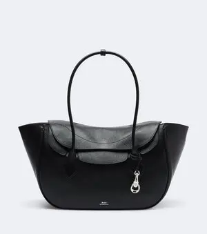 Polo Ralph Lauren Blaze Leather Tote Bag - Black