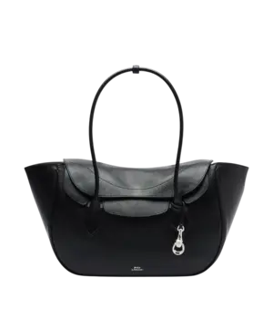 Polo Ralph Lauren Blaze Leather Shoulder Bag - Black