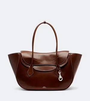 Polo Ralph Lauren Blaze Leather Tote Bag - Brown