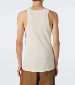 LEMAIRE Ribbed-knit Cotton Tank Top