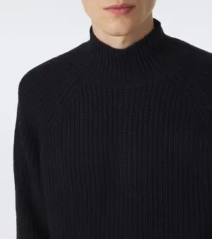 ALLUDE Wool And Cashmere Turtleneck Sweater