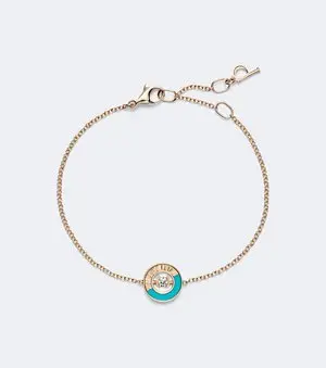 PIAGET Possession Vibrant Palace 18kt Rose Bracelet With Turquoise And Diamond - Gold