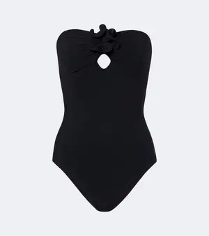 Magda Butrym Floral-appliqu� Swimsuit