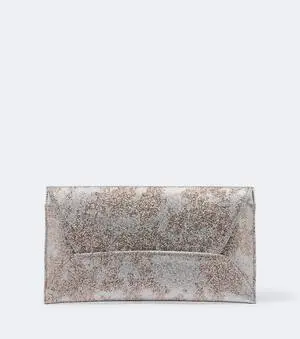 AQUAZZURA Sequined Clutch - Silver