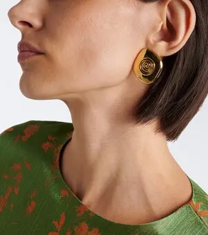 DEHANCHE Déhanche Koru 14kt -plated Stud Earrings