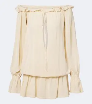 AYA MUSE Cryo Ruffled Minidress