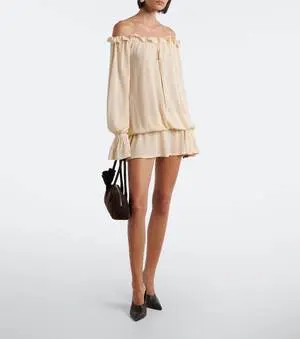 AYA MUSE Cryo Ruffled Minidress