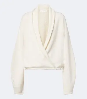AYA MUSE Kena Cotton Wrap Top - White