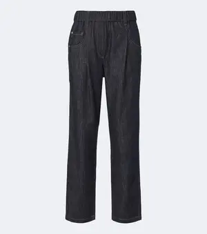 Brunello Cucinelli Monili Straight Jeans - Blue