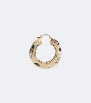 JIMMY CHOO Crystal-embellished Hoop Earrings