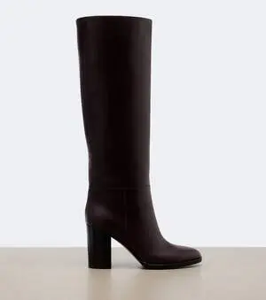 GIANVITO ROSSI Santiago Knee-high Leather Boots