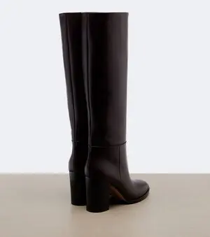 GIANVITO ROSSI Santiago Knee-high Leather Boots