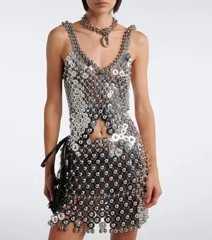 Rabanne Chainmail Embellished Top