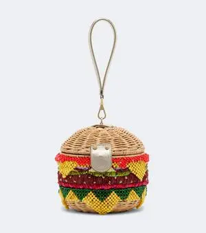 Judith Leiber Cheeseburger Embellished Clutch