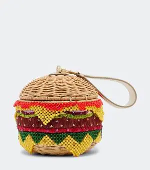 Judith Leiber Cheeseburger Embellished Clutch