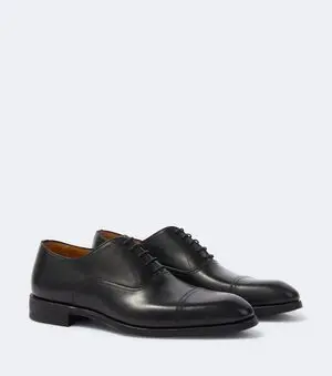 Magnanni Madison Leather Oxford Shoes - Black