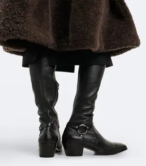 TOM FORD Leather Over-the-knee Boots