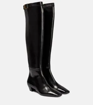 TOM FORD Leather Over-the-knee Boots - Black