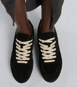 Rick Owens Minimal Suede Sneakers