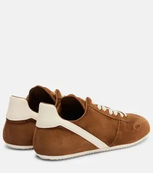 Rick Owens Suede Lace-up Sneakers - Brown