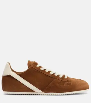 Rick Owens Suede Lace-up Sneakers - Brown