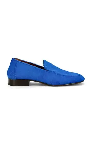 Dries Van Noten Pony Hair Loafers - Blue