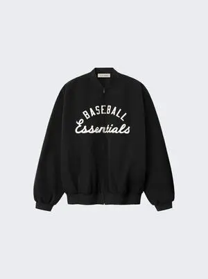 Fear Of God Mlb Full Zip Bomber Jacket - Black