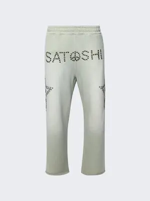 SATOSHI NAKAMOTO Star Studded Sweatpant