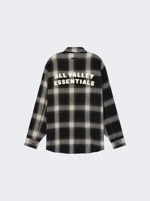 Fear Of God Button Up Shirt Iron Plaid