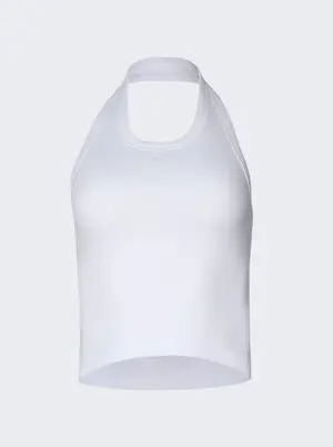 Vetements Halterneck Tank Top - White