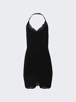 Vetements Negligee Dress Merged With Shorts - Black