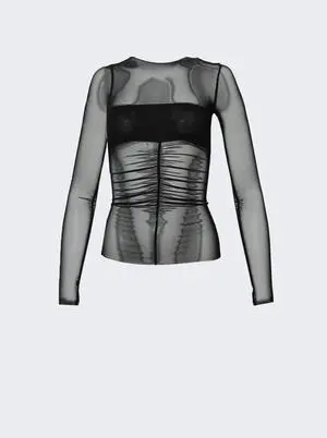 Rick Owens Temple Bandeau Top - Black