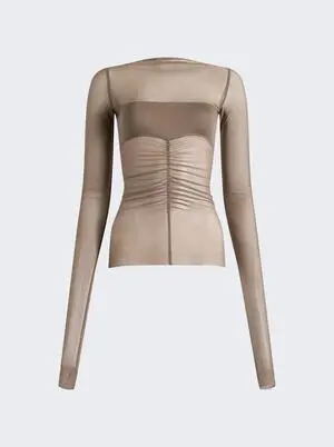 Rick Owens Temple Bandeau Top Sand - Nude