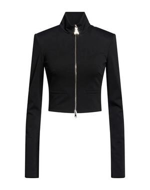 Patrizia Pepe Woman Jacket Black Size 4 Viscose, Polyamide, Elastane Black