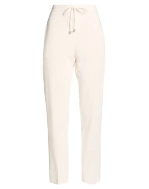 Patrizia Pepe Pants Size Polyester, Viscose, Elastane - Ivory
