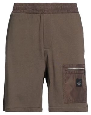 Armani Exchange Shorts & Bermuda Shorts Military Size Cotton - Green