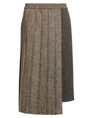 KAOS Midi Skirt Sand Size Polyester, Viscose, Elastane