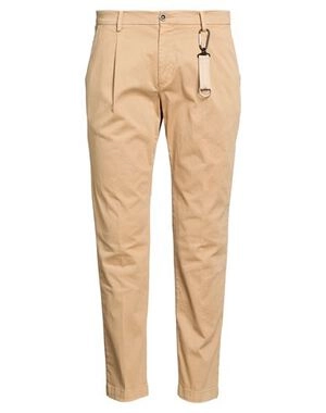MANUEL RITZ Pants Military Size Cotton, Elastane - Beige
