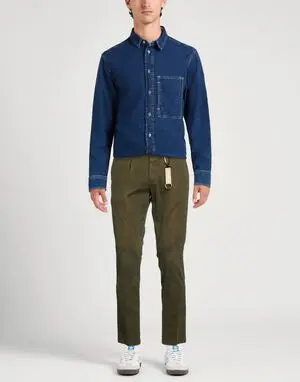MANUEL RITZ Cotton Elastane Chino Pants - Green