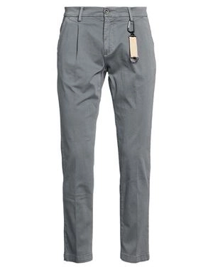 MANUEL RITZ Pants Military Size Cotton, Elastane - Grey