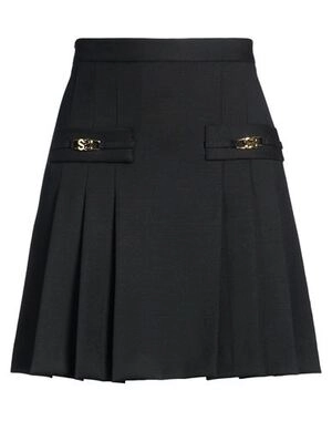 Sandro Mini Skirt Size Wool - Black